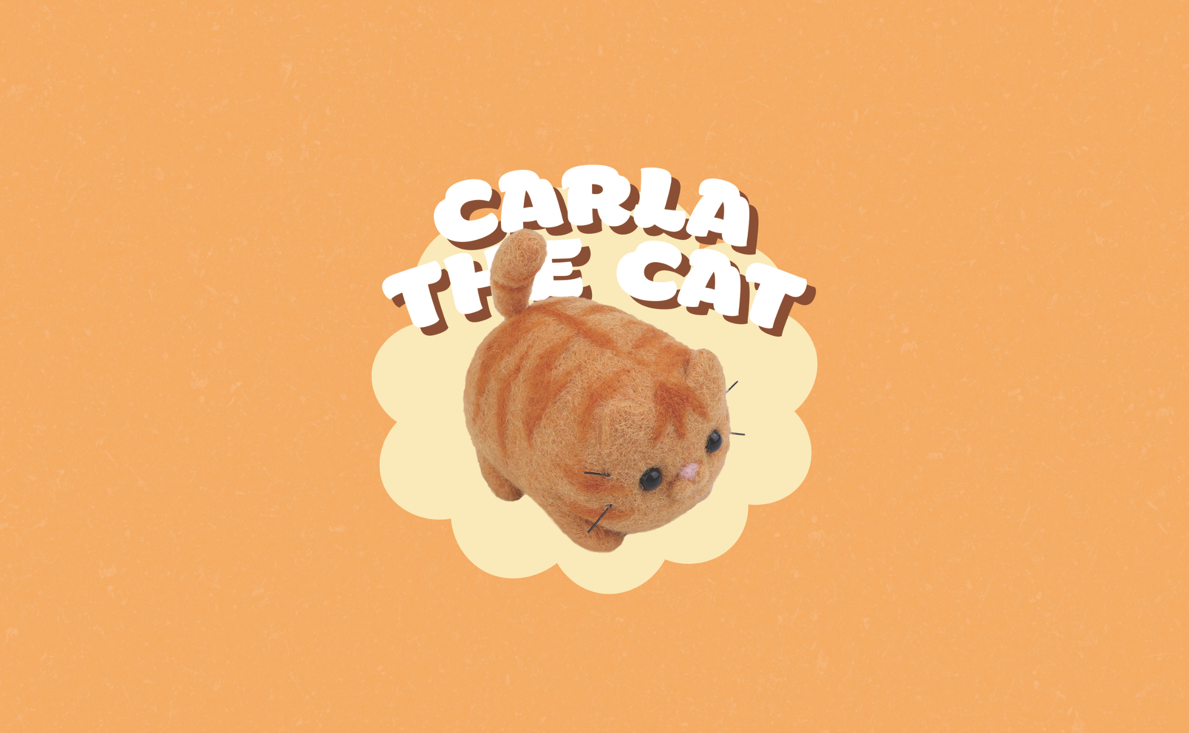 Carla the Cat Felting Kit – Fuzzy Felt